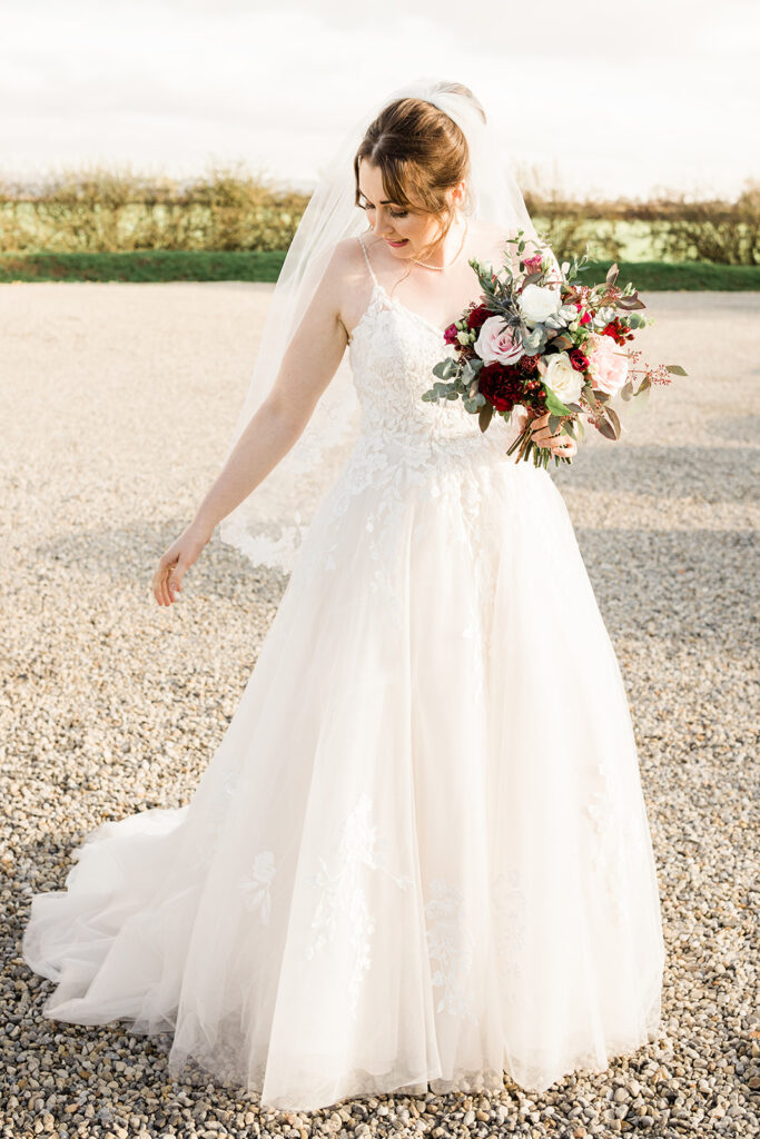 Sam and Mark's Romantic Winter Wedding - Thirsk Lodge Barns