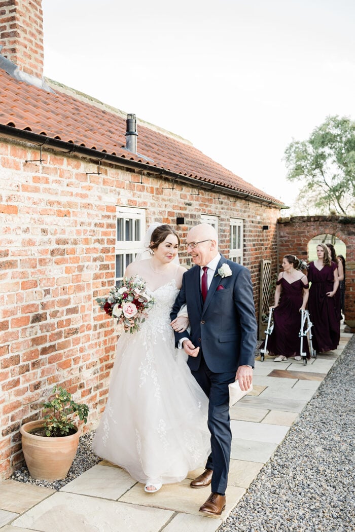 Sam and Mark's Romantic Winter Wedding - Thirsk Lodge Barns